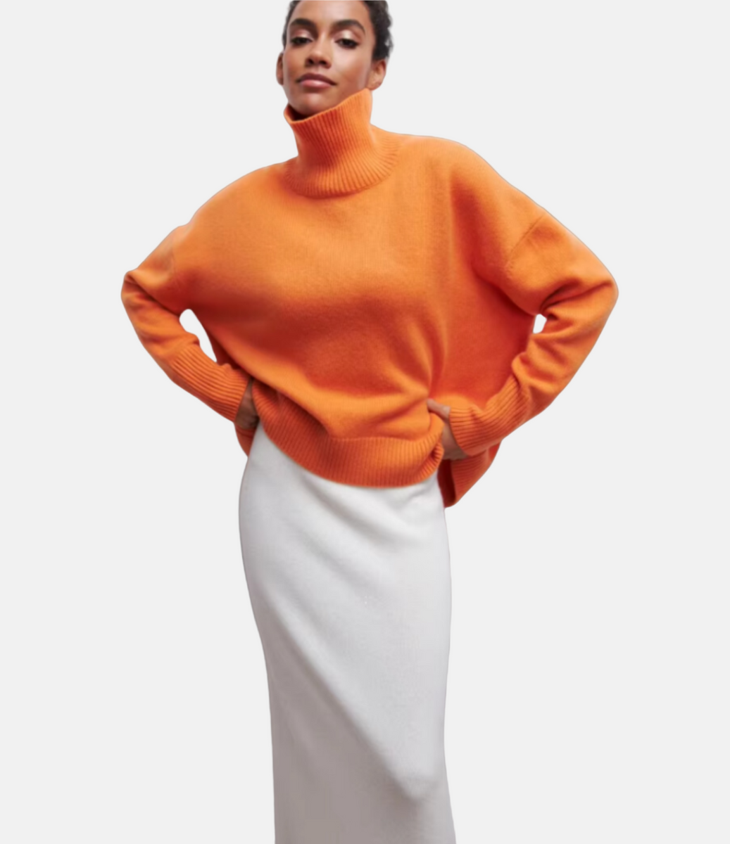 Luitgard - Pull col roulé confortable – ebi
