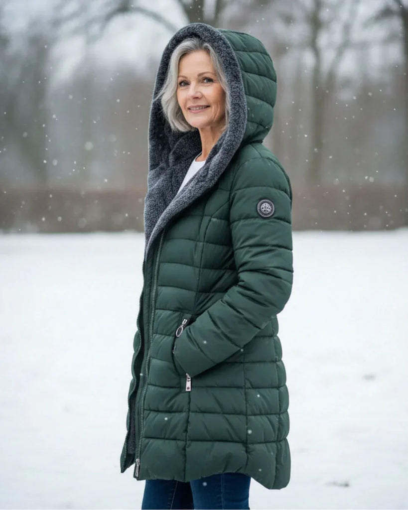 Olivia | Manteau d’Hiver Matelassé – ebi